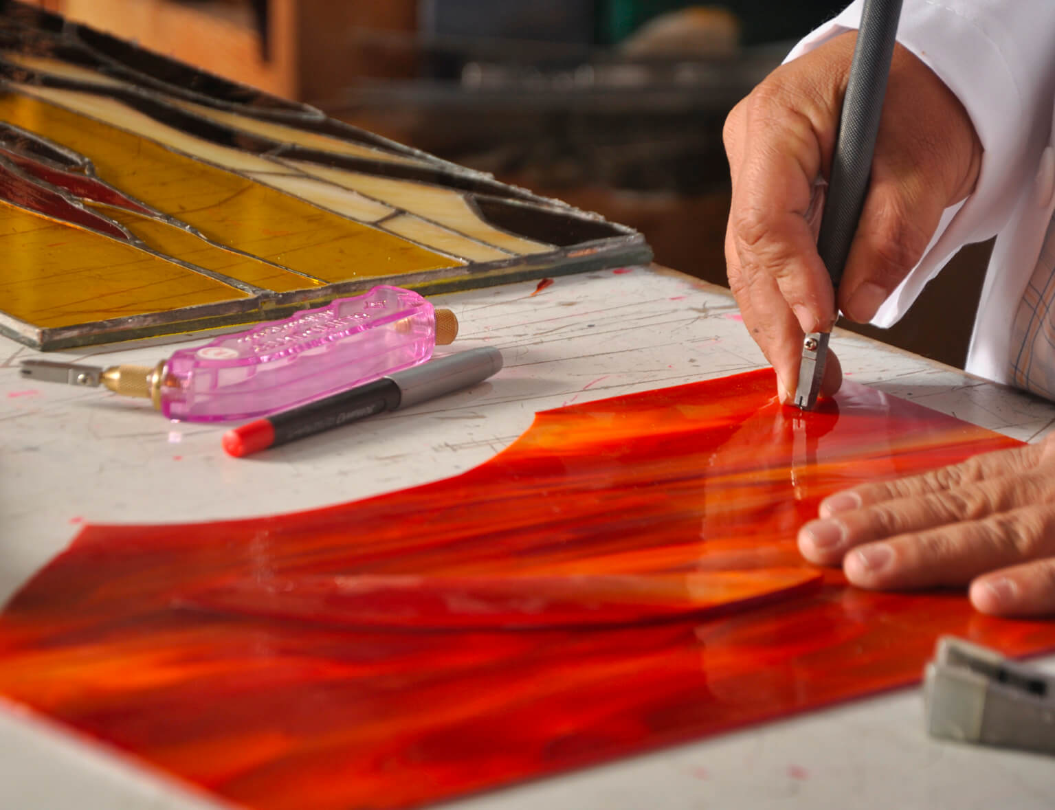 The Commission Journey – iconic stained glass